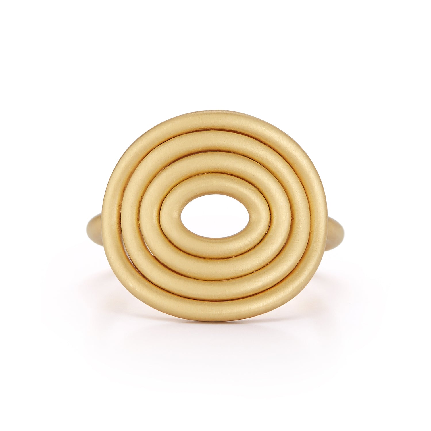 Spiralli Gold Ring | Carelle